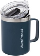 Aeropress travel coffee mug modrý