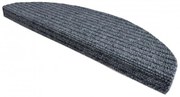 Vopi Nášlapy na schody Rio šedé půlkruh, samolepící - 24x65 půlkruh (rozměr včetně ohybu)
