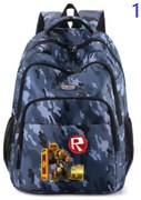 Školní batoh ROBLOX - modrý maskáč (camouflage) Motiv: 1