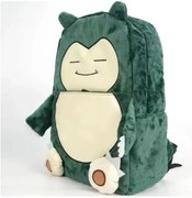 Školní plyšový batoh s motivem pokémonů (40x30x13 cm) Motiv: Snorlax Green