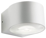 Redo 90060 Log, bílé venkovní nástěnné svítidlo COB LED 6W 3000K, se svícením dolů, IP65