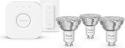 Philips Hue Essential - Chytrá sada se 3 žárovkami, můstkem Bridge a ovladačem 929004235709
