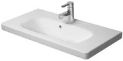 Duravit DuraStyle - Umyvadlo nábytkové Compact, 79x40 cm, s 1 otvorem pro baterii, s WonderGliss, alpská bílá 23377800001