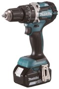 Makita Nářadí - 18V AKU vrtací šroubovák s příklepem, 2x aku 3,0 Ah, nabíječka DHP484RFJ