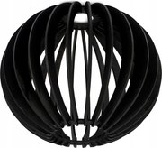 BERGE Stínidlo pro lustrovou lampu, dřevěná koule, černé