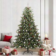 Umělý vánoční stromeček Zelená 240 cm PVC, kov a plast 3395570