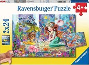 Ravensburger puzzle mořské panny 2x24 dílků