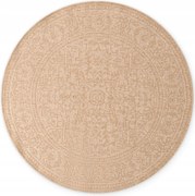 160x160 (průměr) kruh Kusový koberec Duet Kona 106250 Beige/White kruh na
