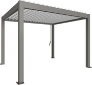 Biohort Pergola 3,5 x 3 křemenově šedá/bílá 367,5 x 312 cm
