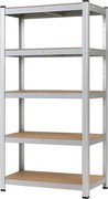 Regál 200x60x40 cm zinkovaný 5-policový, nosnost 875 kg