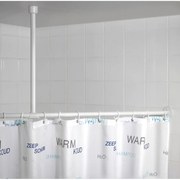 Bílý držák na strop pro sprchový závěs 57 cm – Wenko