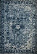 Kusový koberec Manhattan Antique Blue, 120x170, modrá, obývacia izba, Flair Rugs