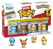 Funko pop! pokémon bitty 4-pack series 4 2,5 cm