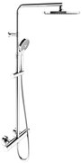 Keuco Plan blue - Sprchový set s termostatem, průměr 25 cm, 3 proudy, chrom 53926012321