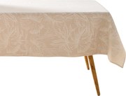 Obdélníkový ubrus LORENZA, 140 x 240 cm, efekt lnu