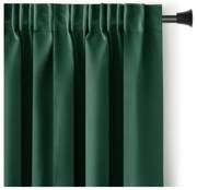 Tmavě zelený zatemňovací termo závěs 140x270 cm Pleat – Restilo