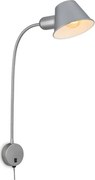 Briloner 2089-014 - Flexibilní nástěnná lampa BRELLO 1xE27/10W/230V matný chrom