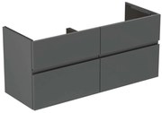 Ideal Standard Finesse - Umyvadlová skříňka, 120x44x55 cm, 4 zásuvky, matný antracit E3390Y2