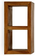 Indický nábytek - Knihovna Tara 50x95x35 z indického masivu palisandr Only stain