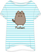 Dámské triko na spaní kočička Pusheen, XL Tyrkysová