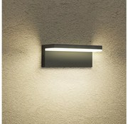 Brilagi - LED Venkovní nástěnné svítidlo TESSI LED/10W/230V černá IP54