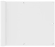 Balkónová zástěna bílá 75 x 300 cm oxfordská látka 134888