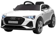 HOMCOM dětské elektrické autíčko 12V elektrické autíčko Audi E-tron elektrické autíčko s dálkovým ovládáním, bezpečnostní pásy, hudba (MP3/USB/TF), d…