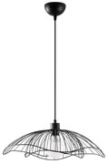 Černé závěsné svítidlo s kovovým stínidlem ø 50 cm Farac – Opviq lights