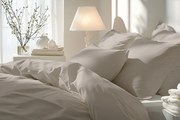Florella Saténové povlečení Edel Satin Karo Five Linen Rozměr: 70x90 + 140x200 cm