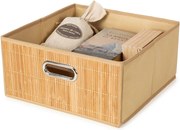 Bambusový úložný box v přírodní barvě 31x31x15 cm – Compactor