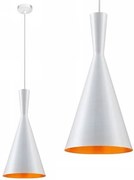 Toolight Toolight, závěsné stropní svítidlo COSTA B 1xE27, bílá-zlatá, OSW-00117