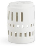 Bílý keramický svícen Kähler Design Urbania Lighthouse Little Tower