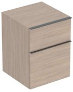 Geberit iCon - Boční skříňka 45x60x48 cm, 2 zásuvky, dub 502.315.JH.1