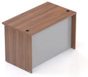 NABYTEK-DESIGNOVY.CZ - LKA12 19 - Recepční pult Komfort, 120x70x76 cm, ořech/šedá