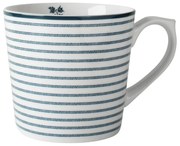 Porcelánový hrnek Candy Stripe blue XL 540ml, Laura Ashley UK