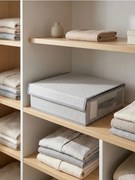 Sinsay - Úložný box s víkem a úchytkou - šedá