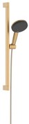 Hansgrohe Raindance Alive Select S - Set sprchové hlavice, tyče a hadice, 3 proudy, EcoSmart, kartáčovaný bronz 24600140