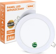 MILIO Podhledové svítidlo MD0010 DOWNLIGHT LED P/T VIGO-R - 24 W - teplá bílá