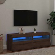 TV stolky s LED 2 ks dub artisan kompozitní dřevo