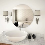 Nástěnné zrcadlo 60 cm kulaté sklo 245704