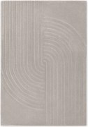 Světle šedý ručně tkaný vlněný koberec 160x230 cm Arcura – Vikosa