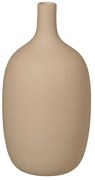 Béžová keramická váza Blomus Nomad, výška 21 cm