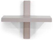 Taupe kovová police 28 cm Hola – Spinder Design
