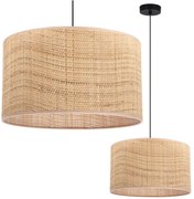 Závěsné svítidlo Rattan, 1x ratanové stínítko, (fi 35cm), b