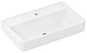 Hansgrohe Xanuia Q - Umyvadlo 65x39 cm, bez přepadu, otvor pro baterii, bílá 60219450