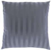 Kvalitex Povlak saténový s proužkem TMAVĚ ŠEDÝ 70x90cm 70x90cm