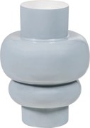 Světle šedá kovová váza (výška 27 cm) Auri – WOOOD