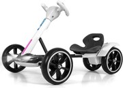 Elektrická motokára s dálkovým ovládáním a LED efekty GOKART BOLT Milly Mally white