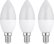 Livarno® LED žárovka, E14/E27 (4,2 W E14 svíčka, 3 kusy)