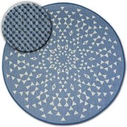 Kulatý koberec FLAT 48715/591 SISAL - vitráže